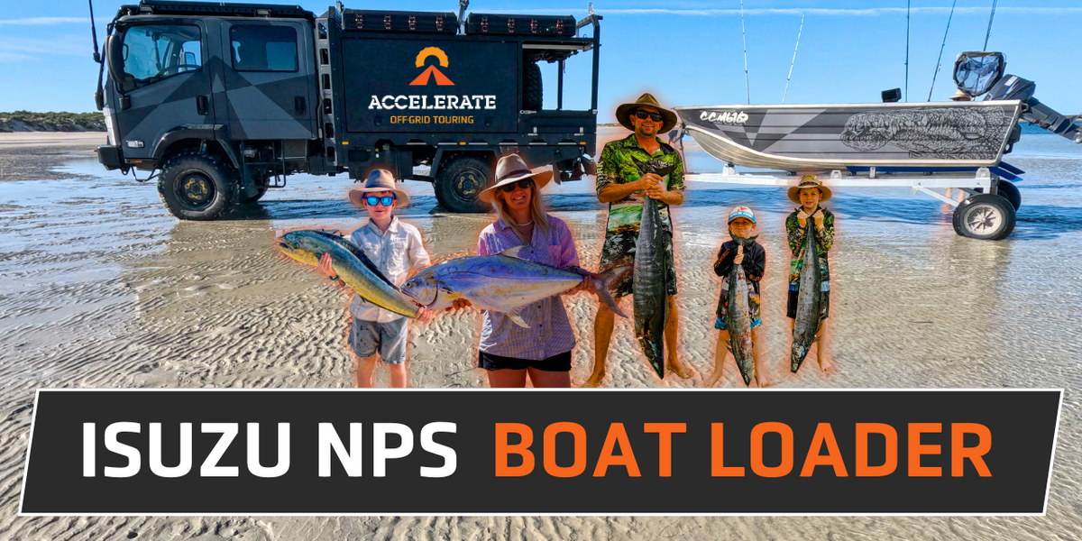 ISUZU NPS 4X4 Truck Custom Boat Loader : Built for Catching Fish ...