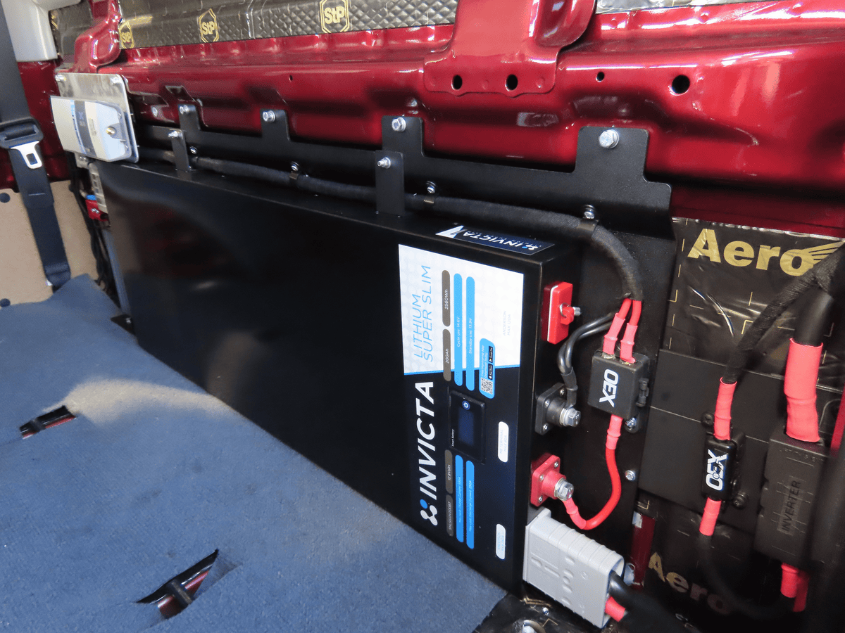 79 Series LandCruiser 200Ah Lithium Behind Seat DIY Dual Battery Kit ...