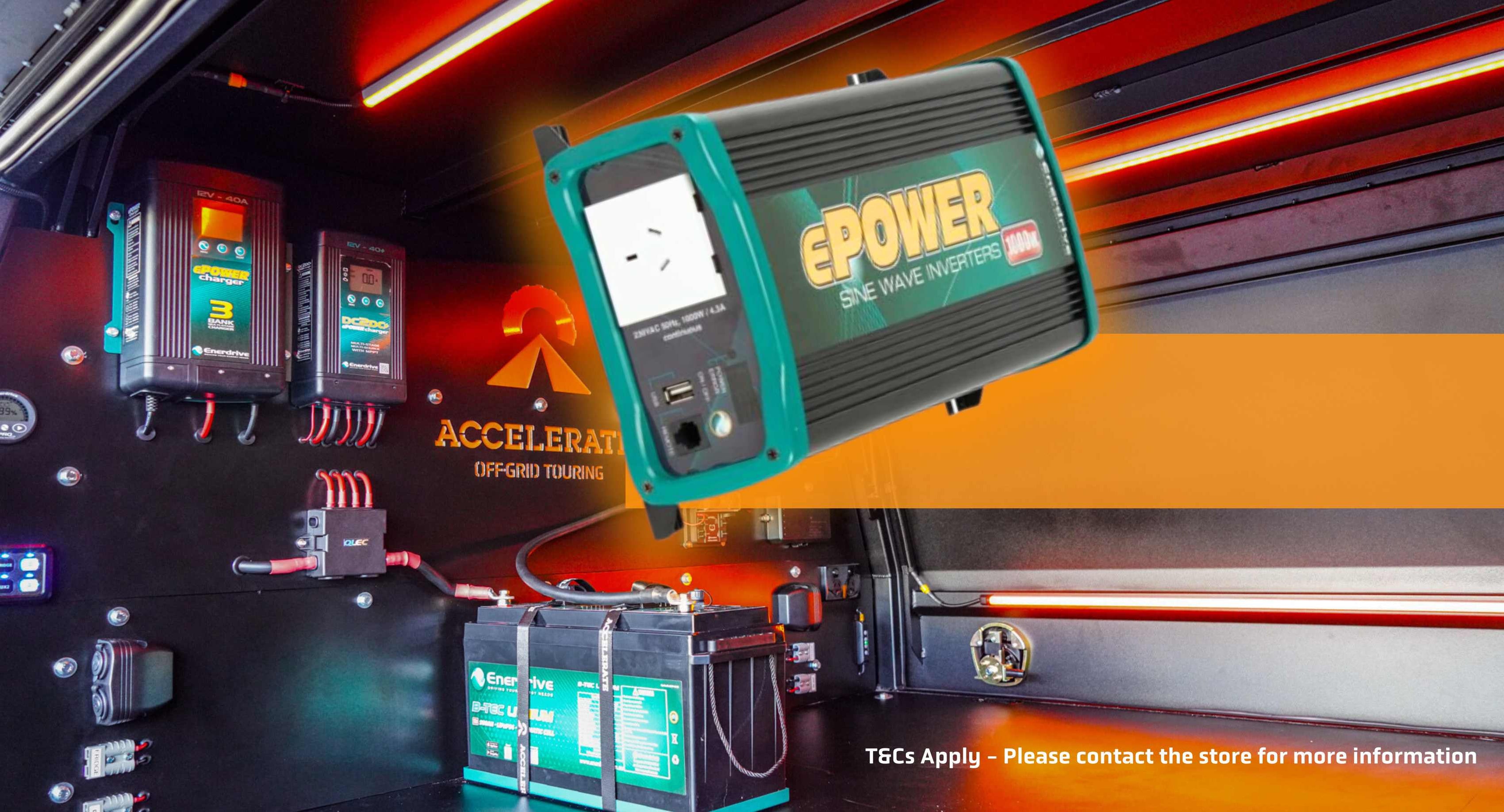 Free Inverter Dual Battery Systems — Accelerate Off-Grid Touring