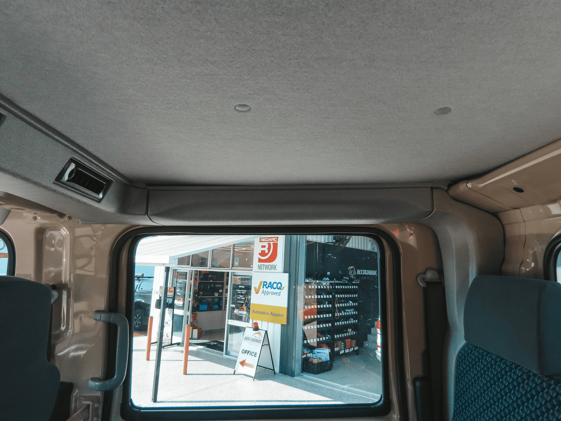 Isuzu NPS 300 Rear Air Conditioning Unit — Accelerate Off-Grid Touring