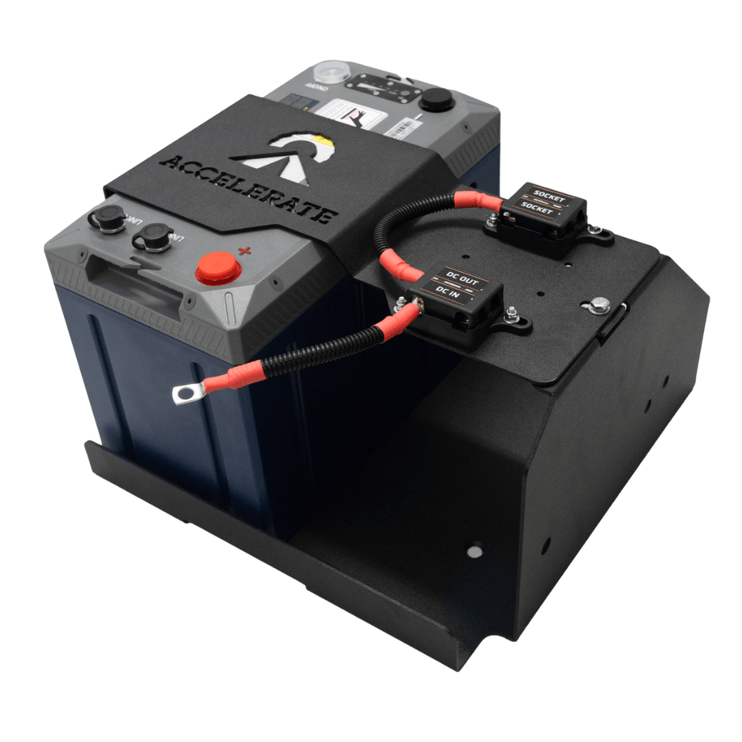 Dual Battery - 300 Series LandCruiser - Under Bonnet — Accelerate Off ...