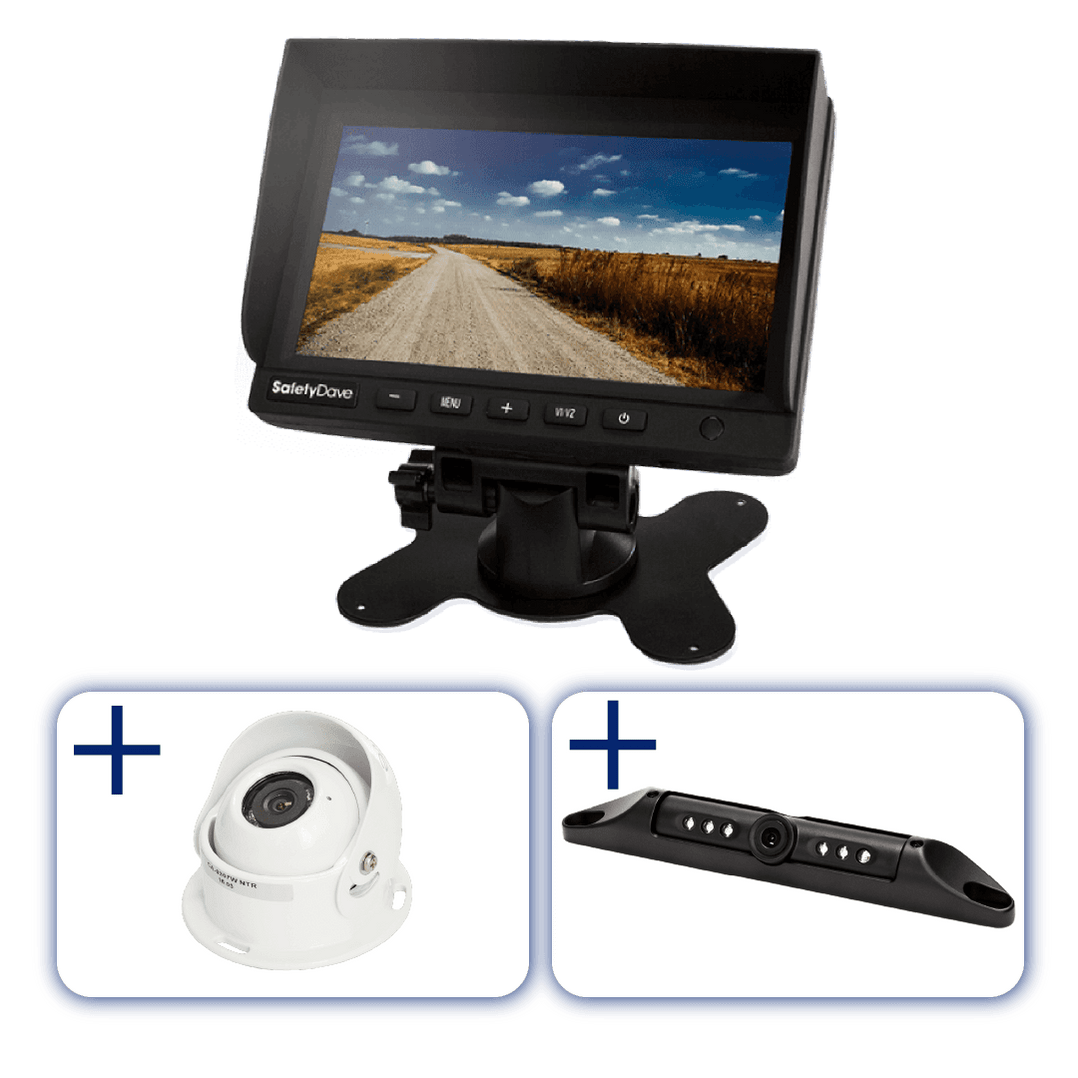 Reverse Camera Dual Kit for Car & Caravan AHD — Accelerate Off-Grid Touring