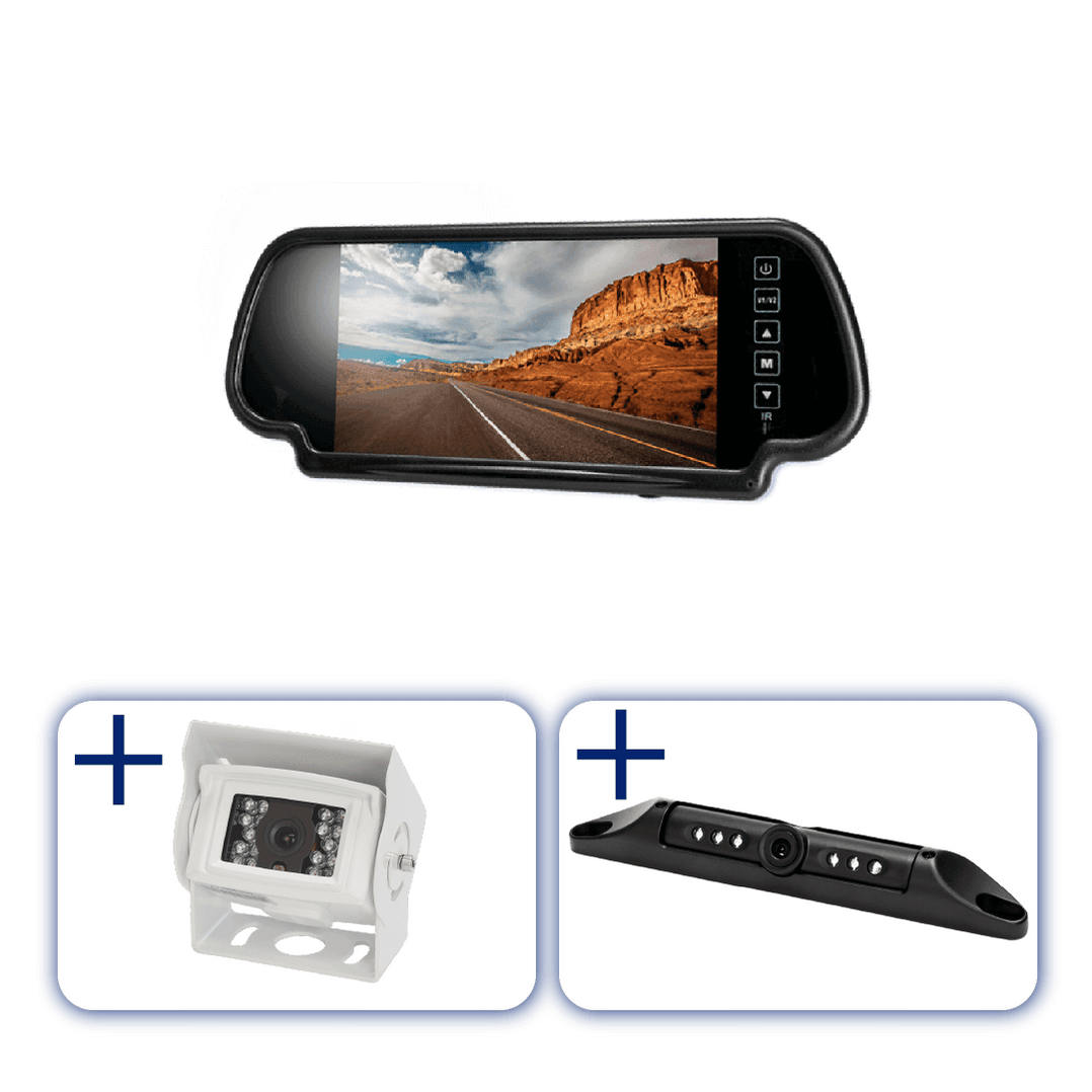 Reverse Camera Dual Kit for Car & Caravan AHD — Accelerate Off-Grid Touring